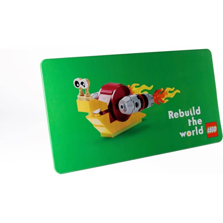 LEGO Rebuild the World Tin Sign (5007158) | Brick Haven NZ