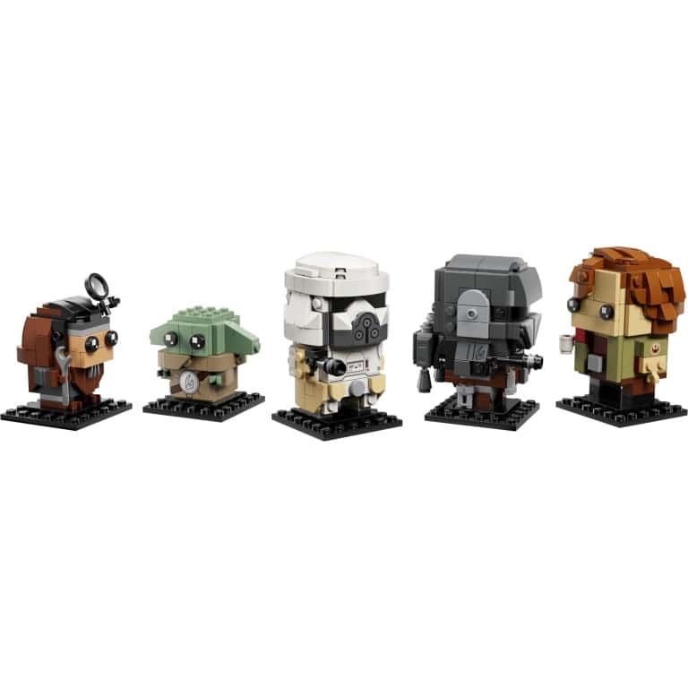 LEGO 40856 BrickHeadz The Mandalorian and Grogu: Allies & Villains